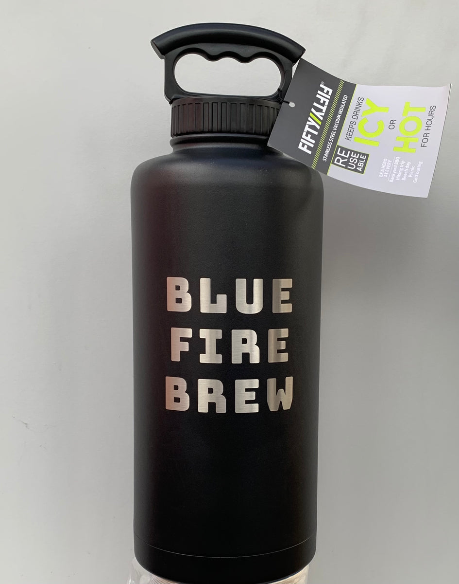 Stainless Steel, Double Walled Growler – Blue Fire Brewing